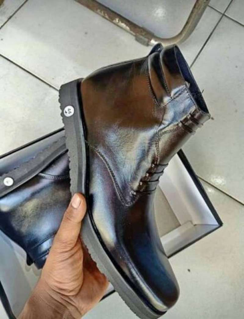 Promo Mivsso Sepatu Pdh Pdu Pdl Tni Polri Scurity Bahan Kulit Asli Semi ...