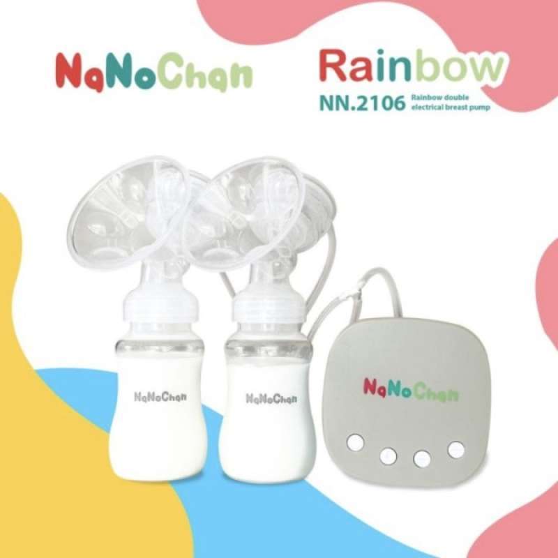 Promo Little Giant Rainbow Twin Elect Breast Pump Nanochan Breastpump ...