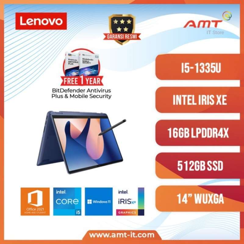 Promo Laptop Lenovo Ideapad Flex I Iru Core I U Gb Gb Ssd Oled Touch W Ohs