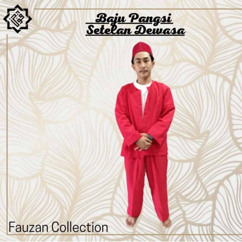 Jual Setelan Baju Pangsi Betawi Hanya Setelannya Saja - Hitam Xl Di ...