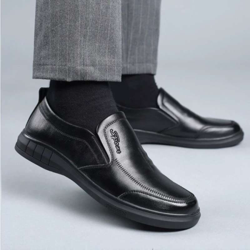 Jual Sepatu Formal Pria Spatu Slip On Kulit Kerja Kantor Office Pormal ...