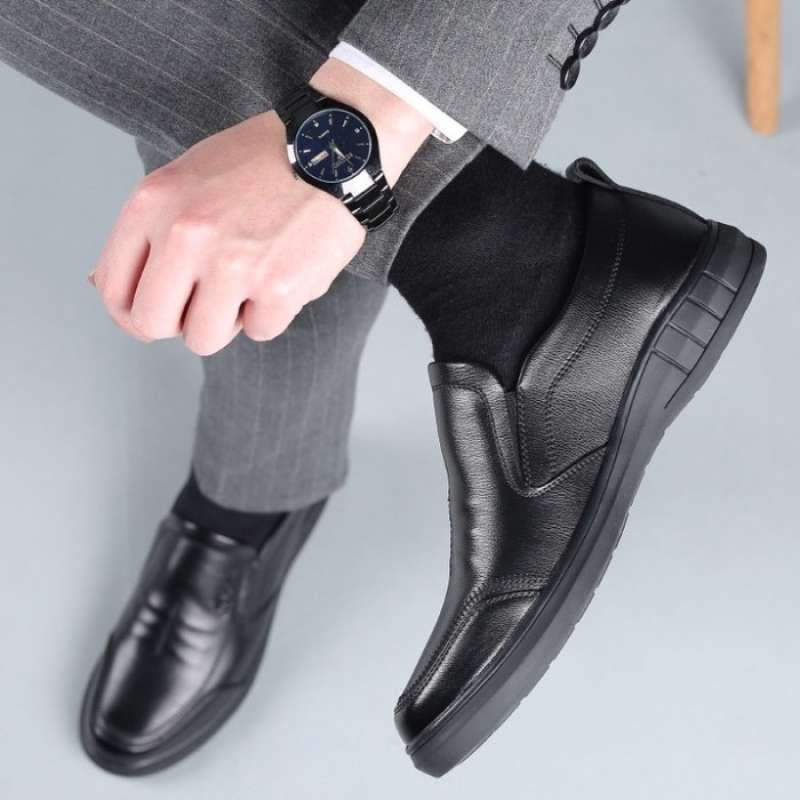 Jual Sepatu Formal Pria Spatu Slip On Kulit Kerja Kantor Office Pormal ...