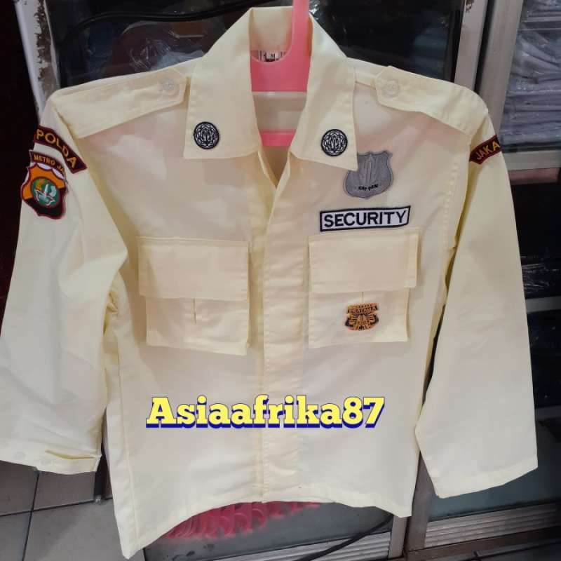 Jual Baju Seragam Satpam Security Pdh Dan Pdl Cream Terbaru 2023 - Xxxl ...