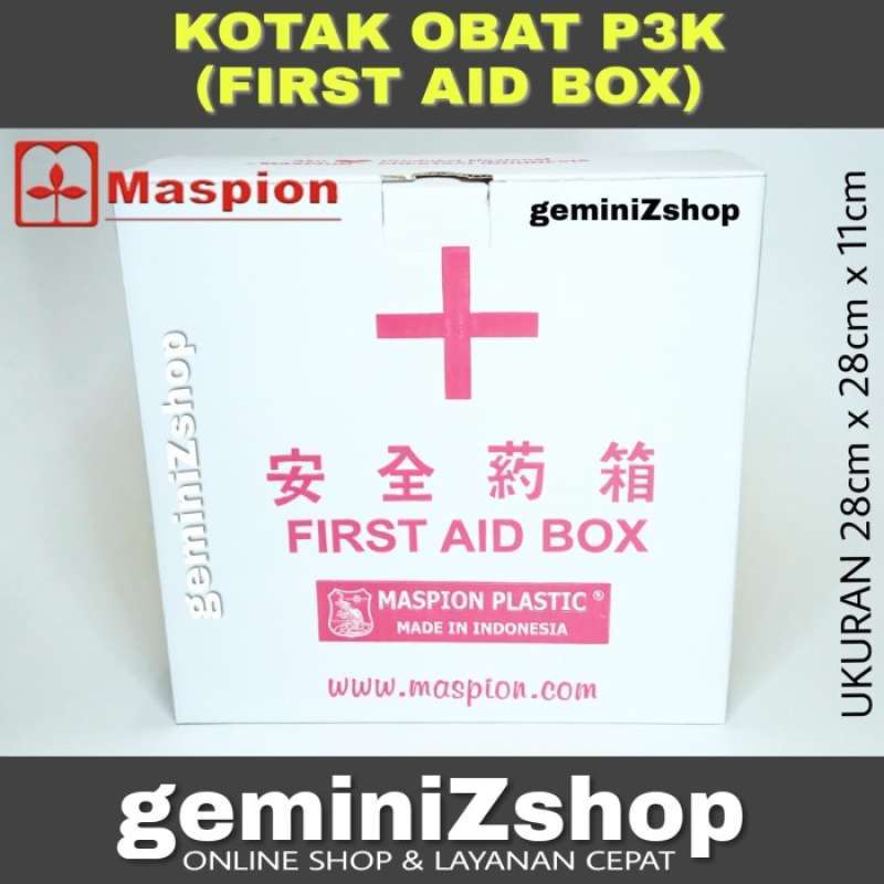 Promo Maspion Kotak Obat P3k First Aid Box Diskon 23% Di Seller Ola ...