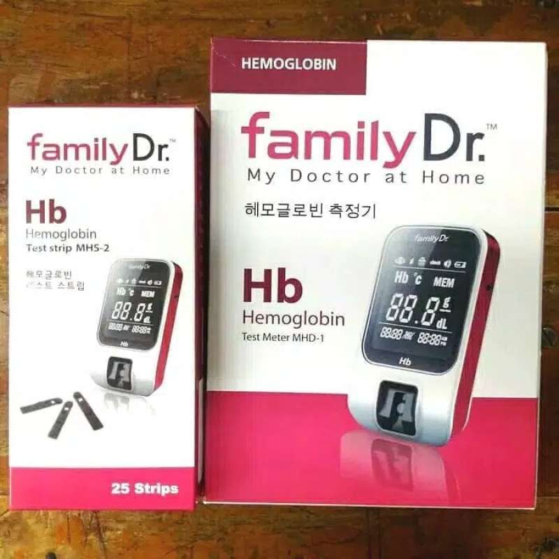 Promo Alat + Strip Cek Hemoglobin Family Dr // Alat Cek Hb Damily Dr ...