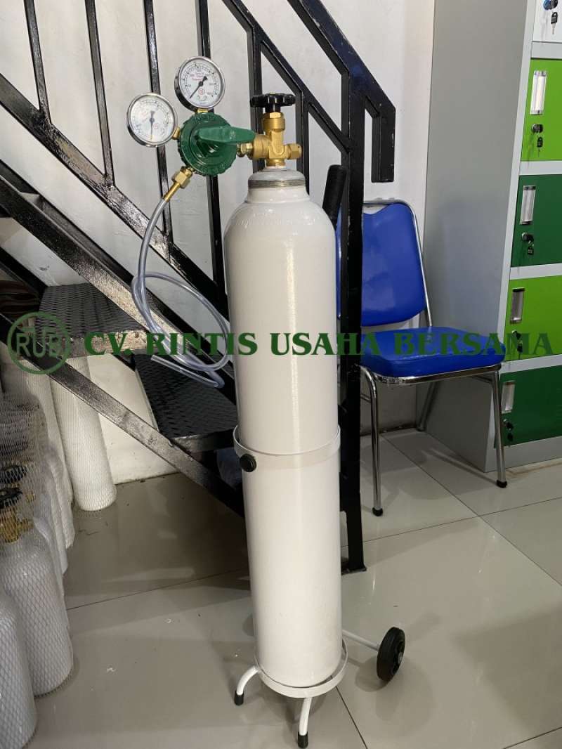 Promo Tabung Oksigen 2m3 + Regulator Untuk Packing Ikan + Selang - Tabung Lengkap Diskon 23% Di ...