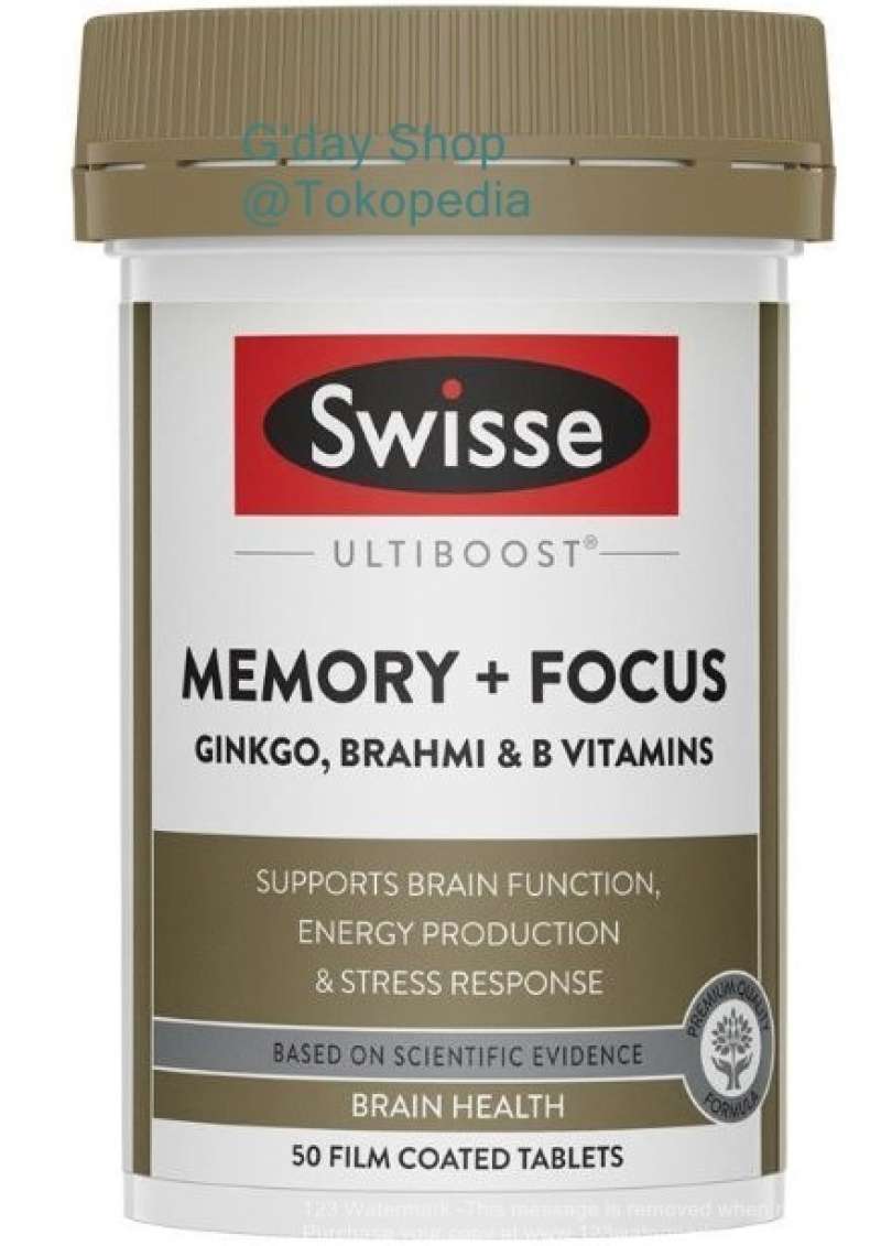 Promo Swisse Australia Ultiboost Memory + Focus 50 Tablets Diskon 23% ...