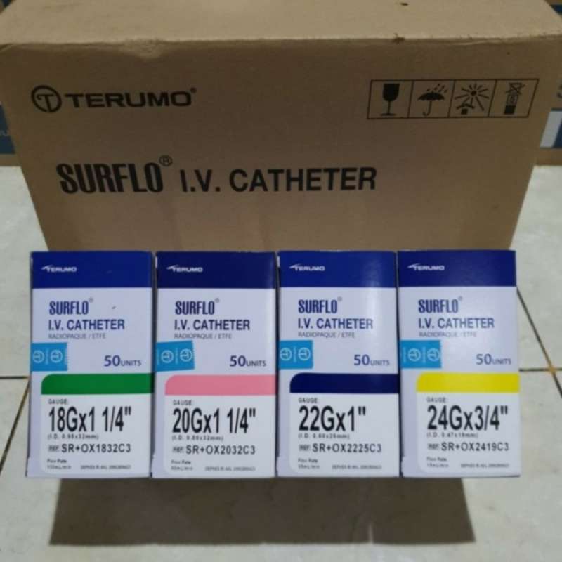 Promo Surflo Iv Catheter Terumo Abocath Terumo Iv Catheter Terumo ...