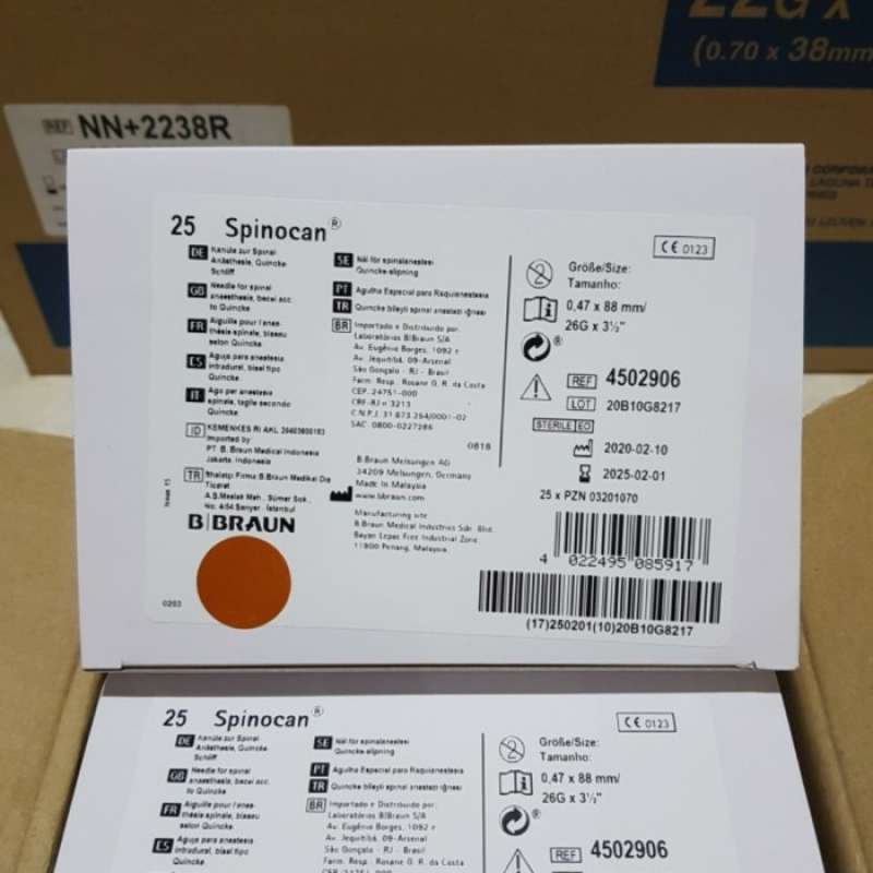 Promo Spinocan 26 Braun B Braun Bbraun Spinal Needle Diskon 23% Di ...