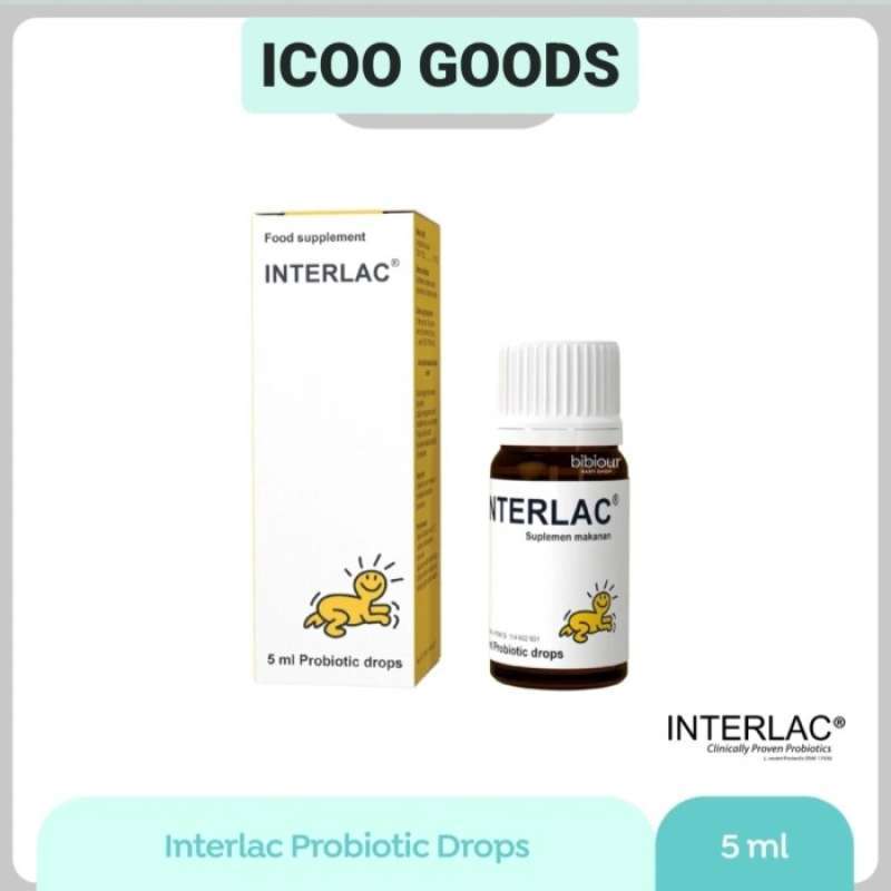 Promo Interlac Drops Probiotic 5ml Diskon 23% Di Seller Tummy Store ...
