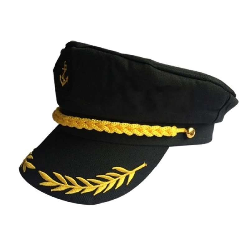 Jual Topi Pelaut Captain Sailor Ha /topi Angkatan Laut Taruna Topi ...