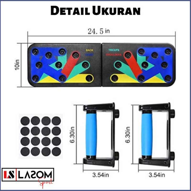 Jual Alat Papan Push Up Bar Board Power Press Support Training High ...