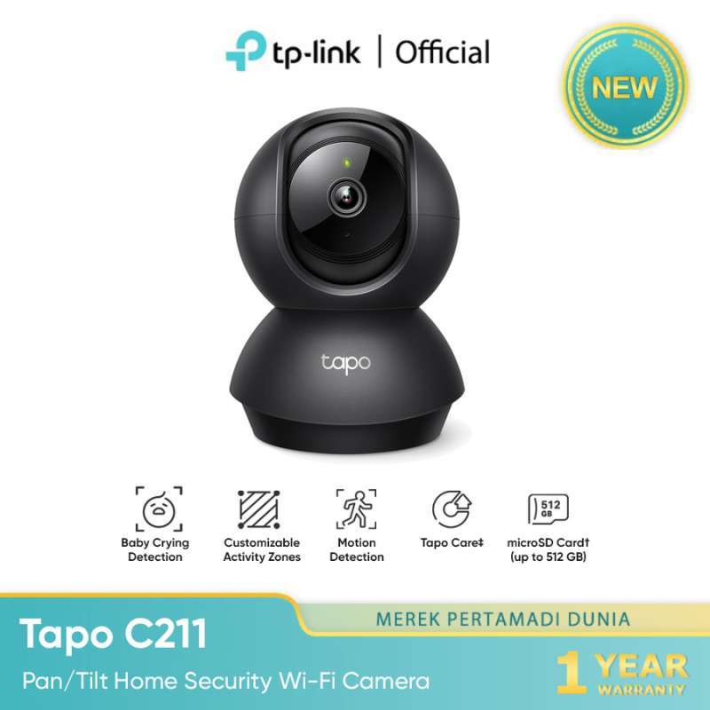Jual Tp-link Tapo C211 2k 3mp Cctv Pan/tilt Home Security Wi-fi Camera Tplink - C211 Di Seller ...