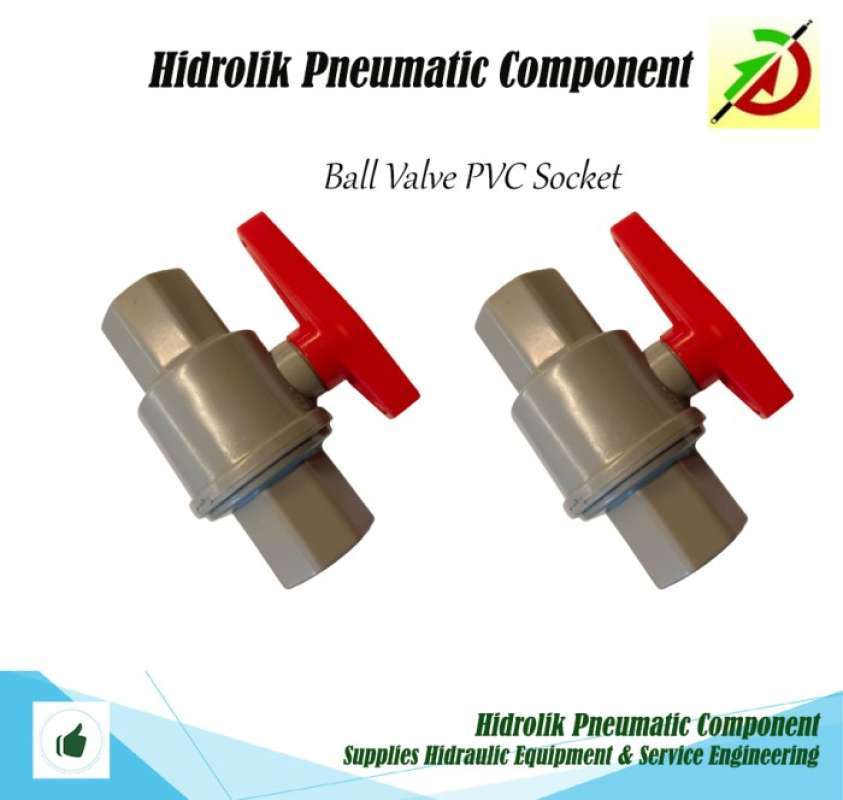 Promo Ball Valve Pvc Socket 1 1/2 Inch / Stop Kran Pvc Diskon 23% Di ...