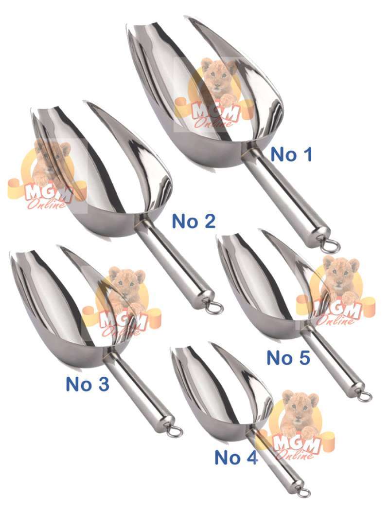 Promo Sendok Skop Es Batu Stainless 11 / 28cm ( Skop Beras / Skop Gula ...