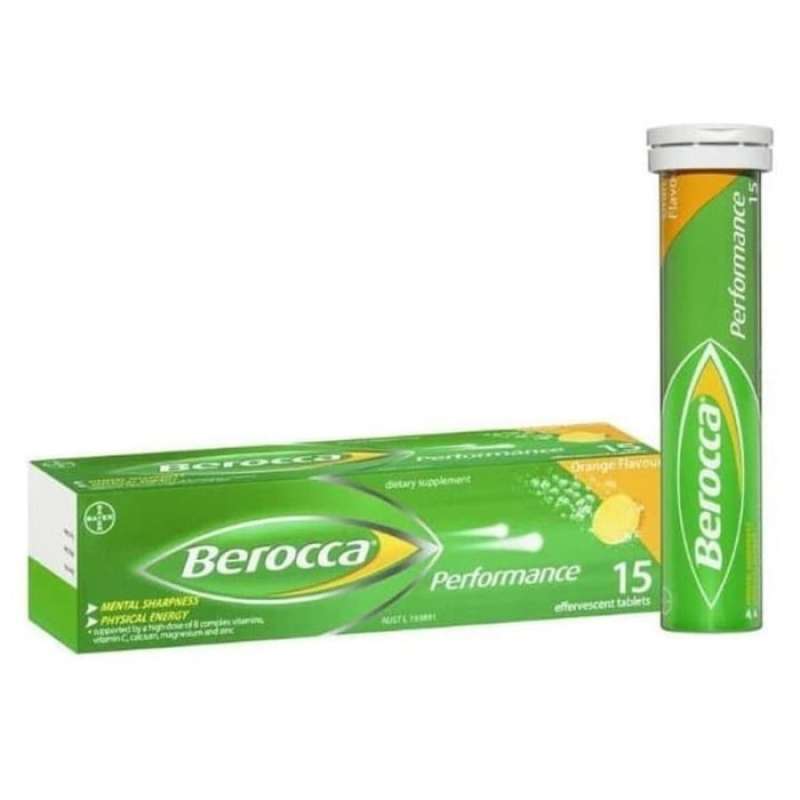 Promo Berocca Energy Vitamin Mango & Orange Effervescent Tablets 15 ...