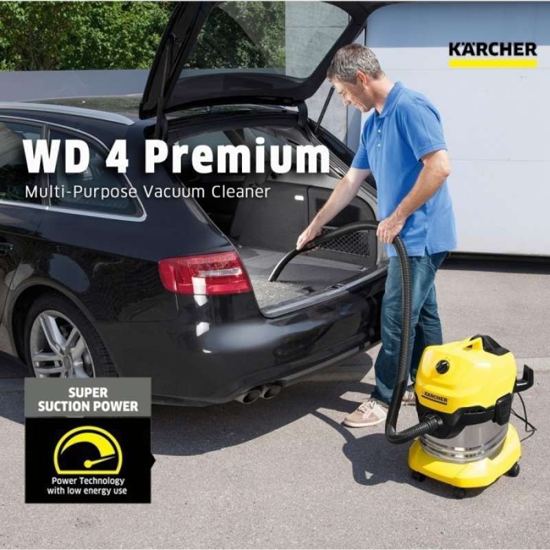 Promo Karcher Wd 4 Premium Wet And Dry Vacuum Cleaner | Wd4 | Penyedot ...