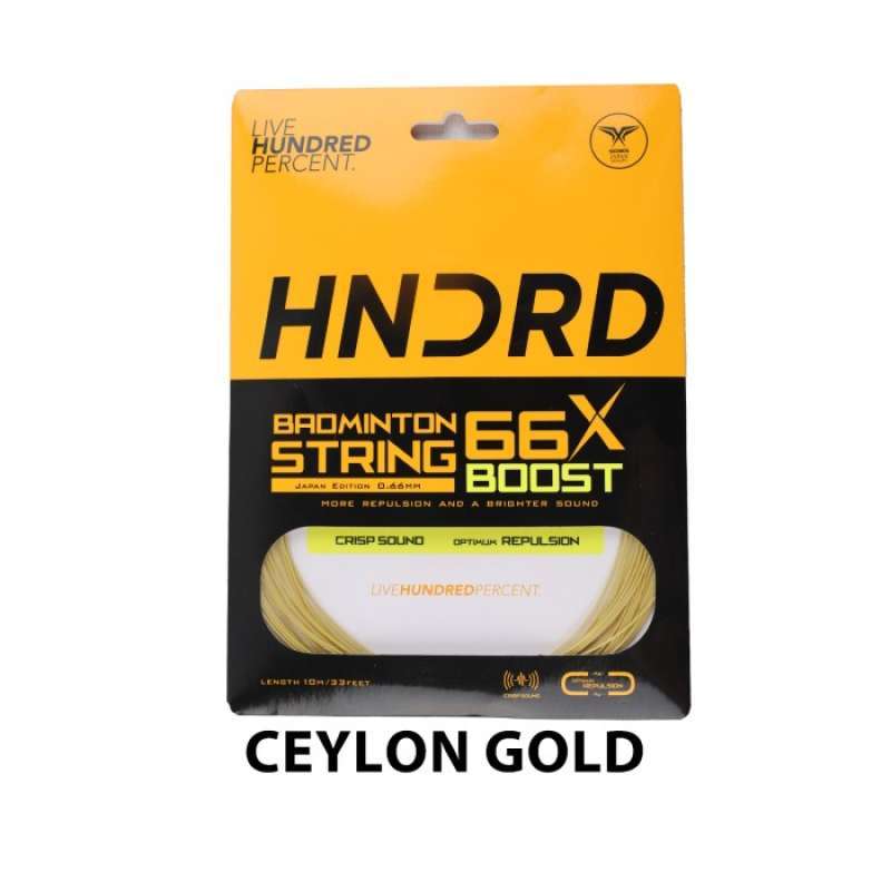 Promo Senar Raket Badminton String Hndrd Hundred 66x / 66 X Boost ...