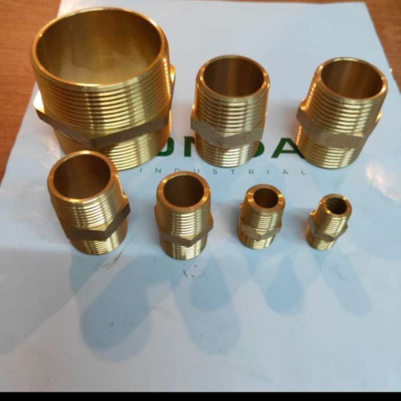 Promo Double Nipple Kuningan 2 Inch - Double Nepel Diskon 23% Di Seller ...