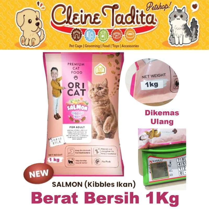 Jual Cleine Tadita Petshop - Makanan Kucing Ori Cat 800 Gram (fresh ...