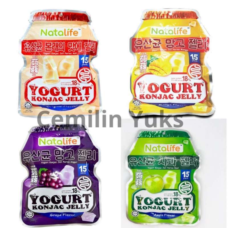 Jual Natalife Yogurt Konjac Jelly 300g Jelly Rasa Buah Dan Yogurt Di Seller Cemilin Yuks ...