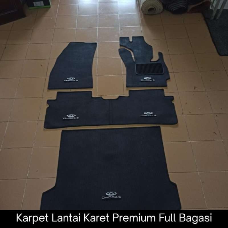 Promo Karpet Lantai Karet Premium Cherry Omoda 5 Full Set Bagasi Warna ...