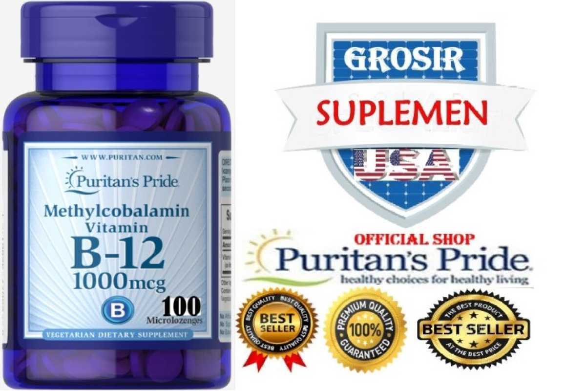 Promo Vitamin B12 1000mcg Timed Release 100 Caplets Puritan's Pride Diskon 33% Di Seller Aninda ...