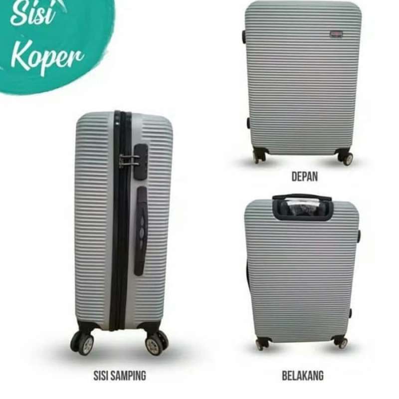 Promo Tas Koper Fiber Polo Love 20 Inch 24 Inch Kabin Bagasi Roda 4 ...
