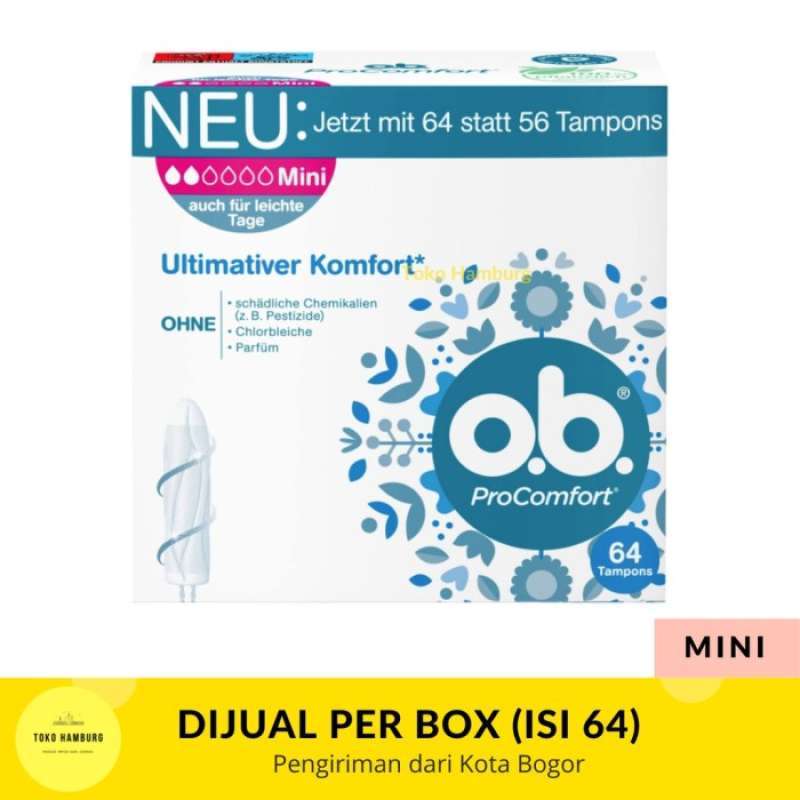 Jual Tampon Ob Pro Comfort Mini Per Box Isi 64 Di Seller Pro-id ...