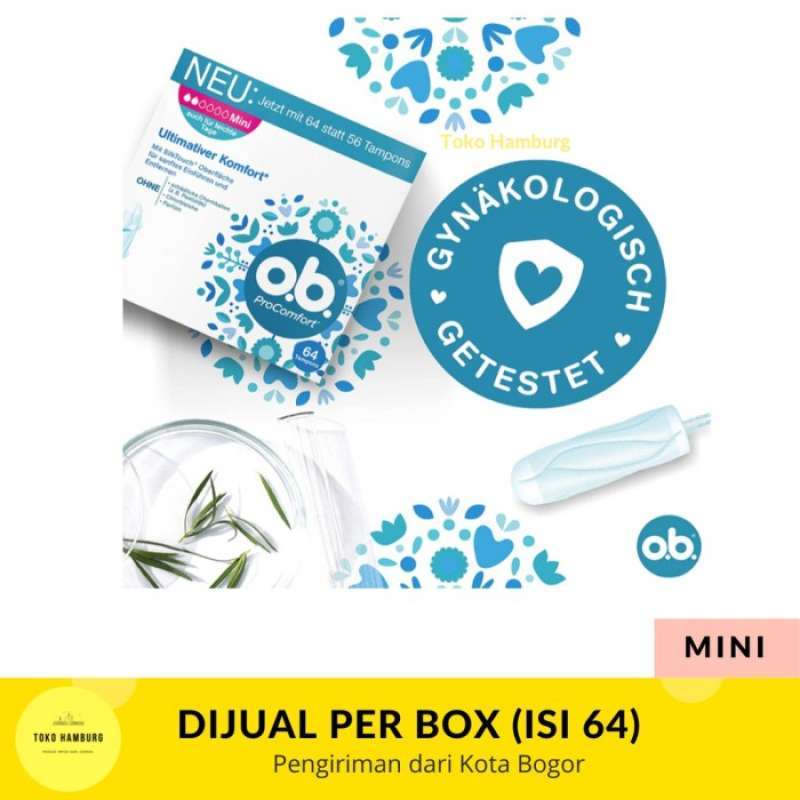 Jual Tampon Ob Pro Comfort Mini Per Box Isi 64 Di Seller Pro-id ...