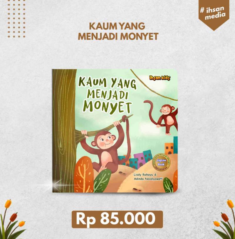 Promo Buku Anak Boardbook Kaum Yang Menjadi Monyet (ihsan) Diskon 23% ...