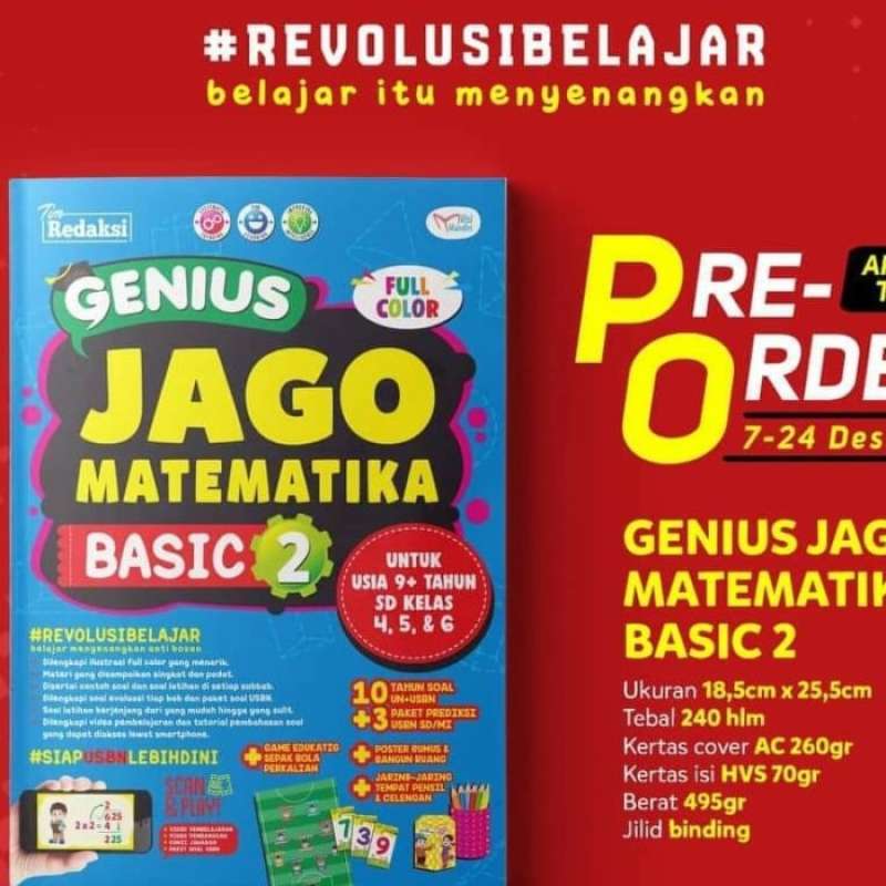 Promo Genius Jago Matematika Basic 2 Diskon 23% Di Seller Malini Store - Cengkareng Barat, Kota ...