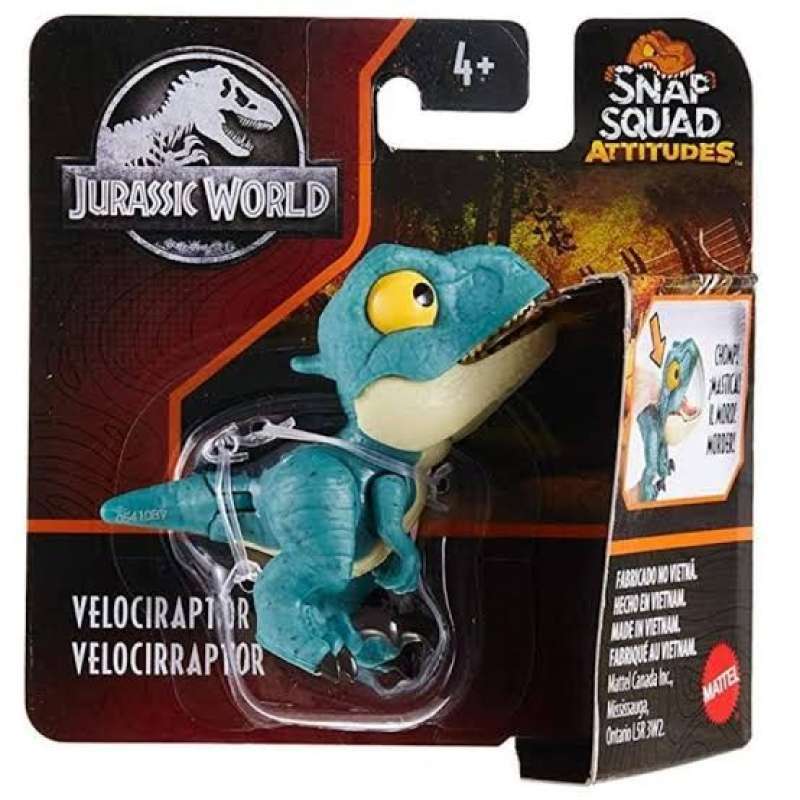 Promo Jurassic World Snap Squad Velociraptor - B - D Diskon 10% Di ...