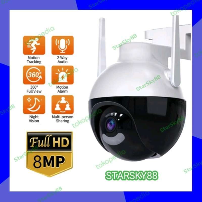 Promo Ip Camera 8mp Outdoor V380pro Ptz Speed Dome Wireless Full Hd ...