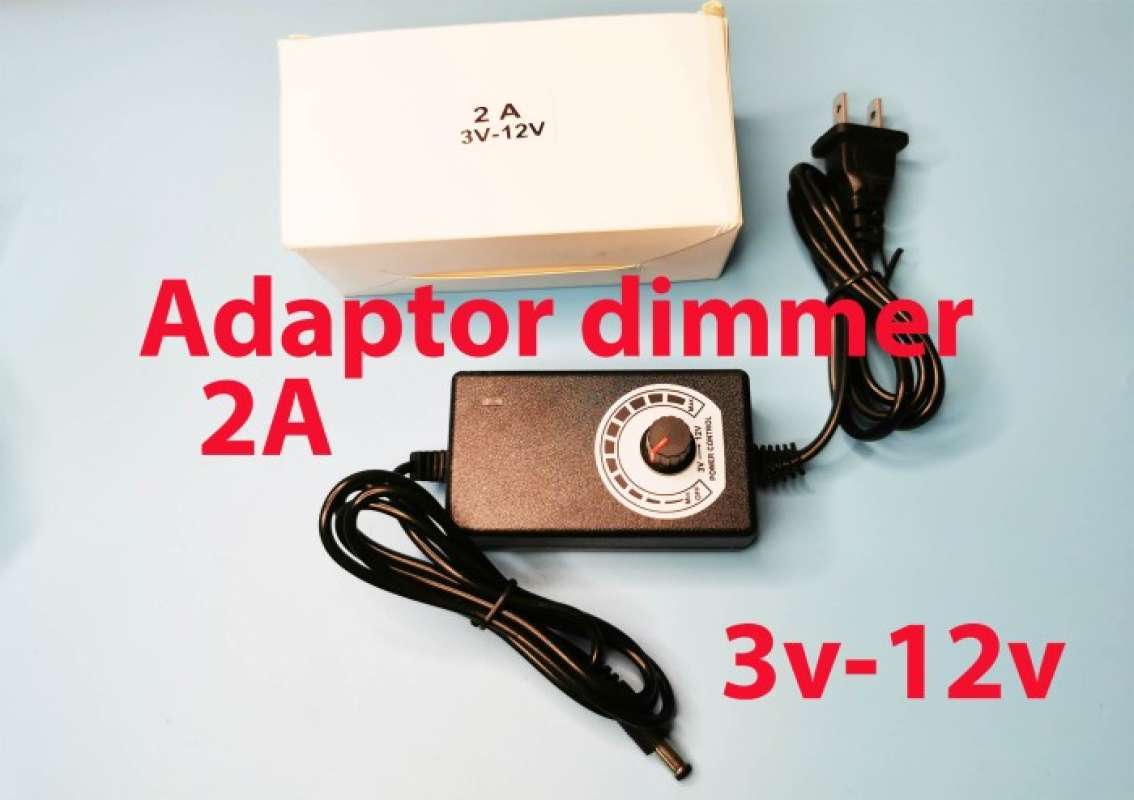 Promo Adaptor Dimmer 3v-12v Dc 2a - Adaptor Multi Output 3v Sd 12v Diskon 23% Di Seller ...