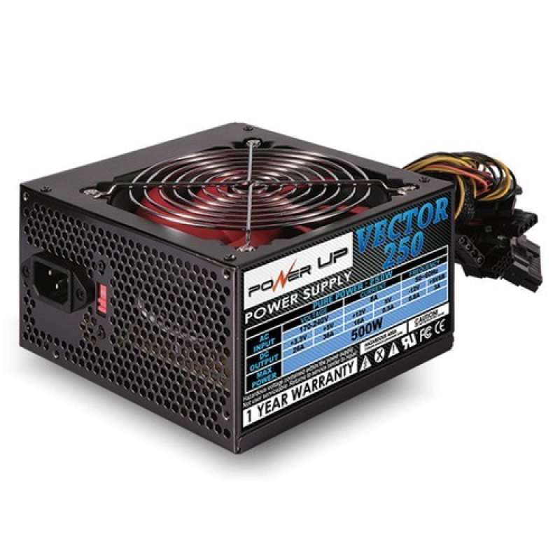 Promo Psu Power Up 500watt Vector 250 - Power Supply Power Up 500watt ...