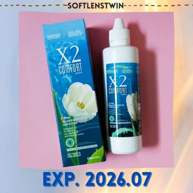 Jual Air Softlens / Cairan Softlens X2 Comfort 120 Ml Di Seller Pro-id ...