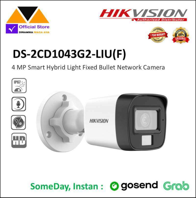 Promo Ip Camera Hikvision 4 Mp Smart Hybrid Light Ds-2cd1043g2-liu(f ... Promo Ip Camera Hikvision 4 Mp Smart Hybrid Light Ds-2cd1043g2-liu(f ...
