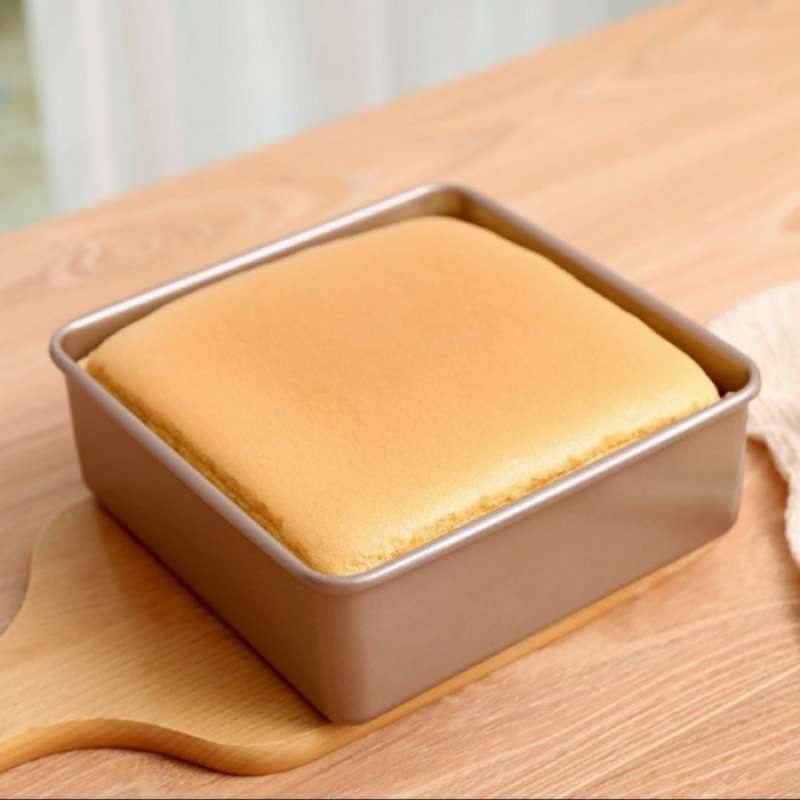 Promo Deep Square Pan Tanpa Sambungan Loyang Persegi Loyang Roti Diskon ...