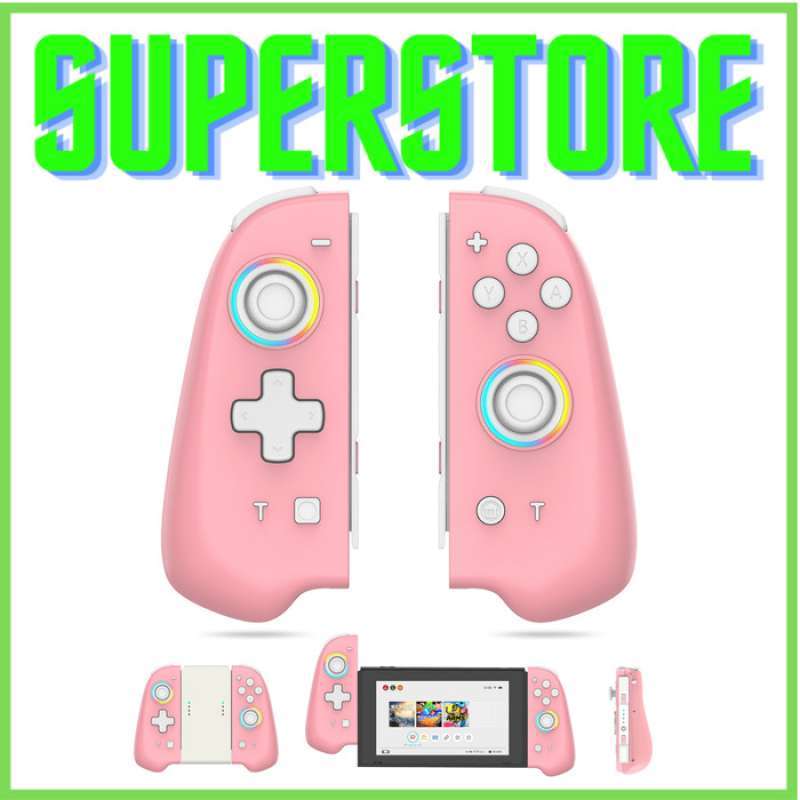 Promo Promo- Joycon Rgb Nintendo Switch Oled V2 Stik Pro Controller ...