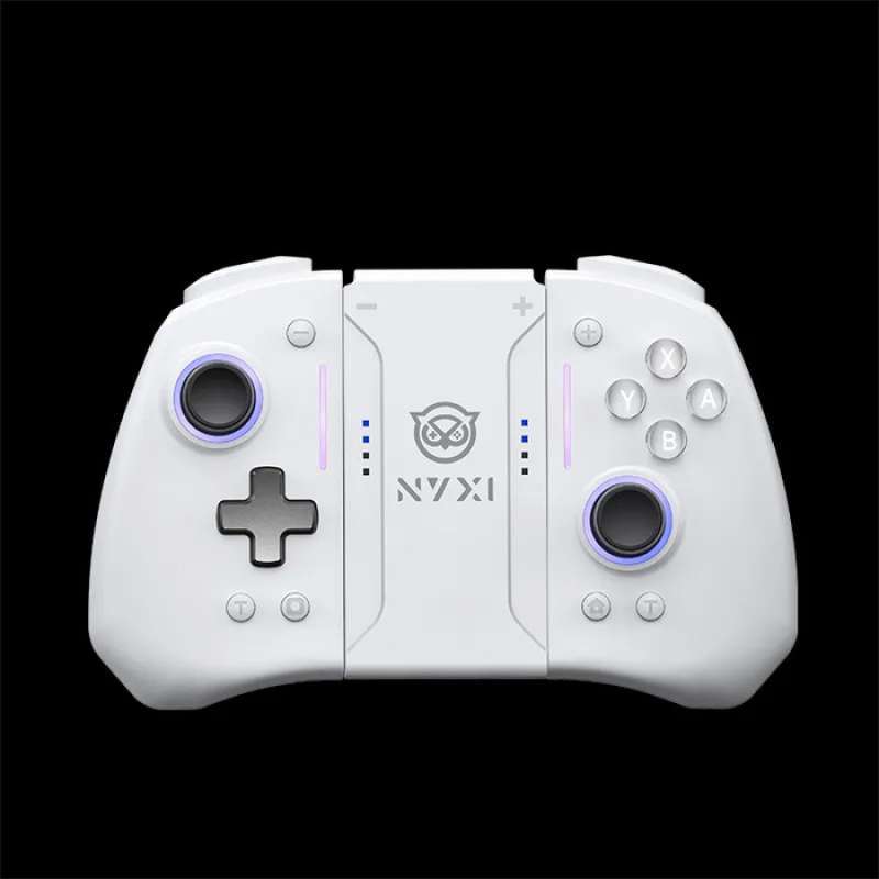 Promo Promo- Nyxi Hyperion Pro Joycon Controller Nintendo Switch Oled V2 V1 - White Pro + Case ...