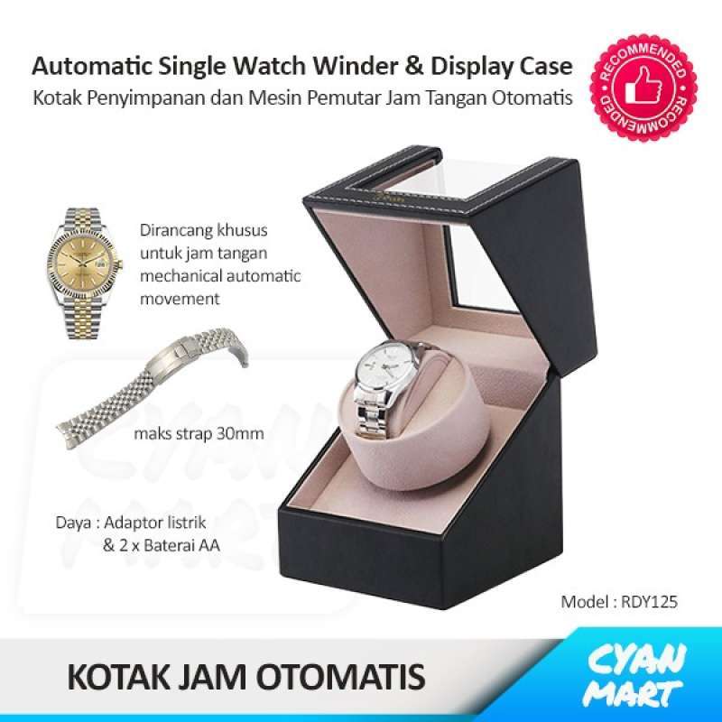 Jual Watch Winder Kotak Jam Tangan Otomatis Mechanical Automatic ...