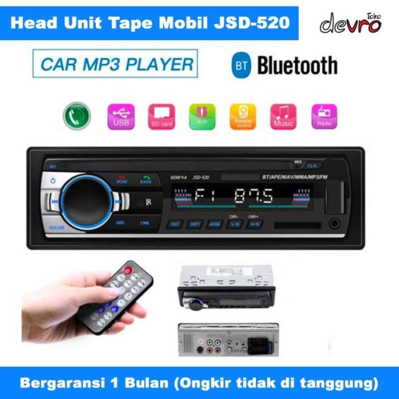 Promo Tape Audio Mobil Multifungsi - Bluetooth Usb Mp3 Fm Radio - Jsd-520 Diskon 23% Di Seller ...