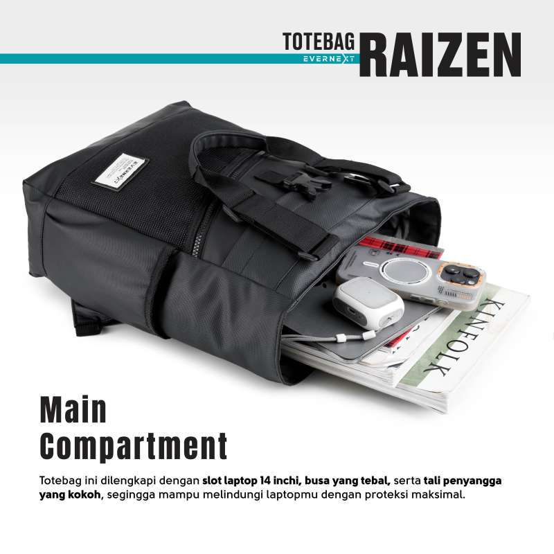 Promo Evernext - Totte Bag Laptop Pria Tas Jinjing Waterproof Tas ...