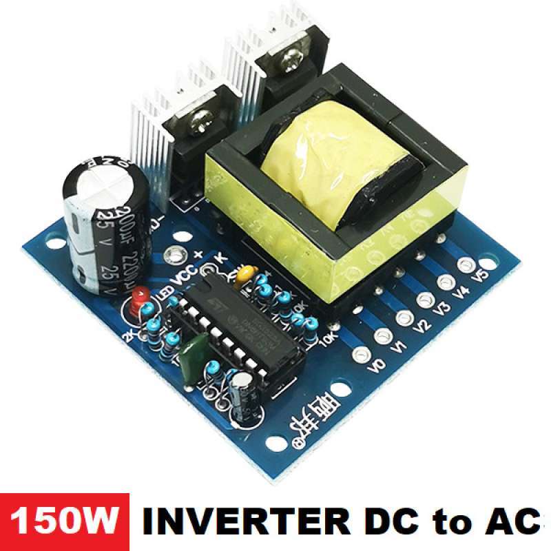 Promo Modul Power Inverter 150w Dc 12v To Ac 220v Selectable Boost Step ...