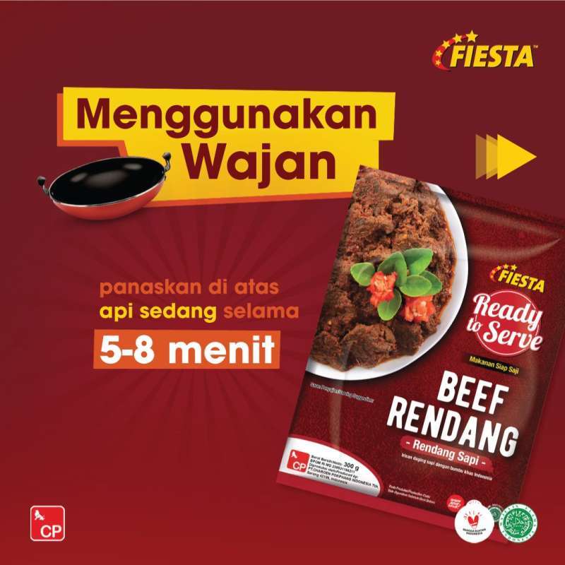 Promo Fiesta Ready To Serve Beef Rendang - 300gr Diskon 2% Di Seller ...