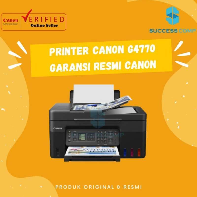 Promo Printer Canon Pixma G4770 G 4770 All In One Fax Wifi Adf Diskon ...