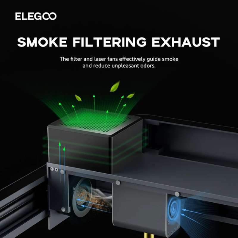 Promo Elegoo Phecda 10w Laser Cutting Engraving High Precision Smoke ...