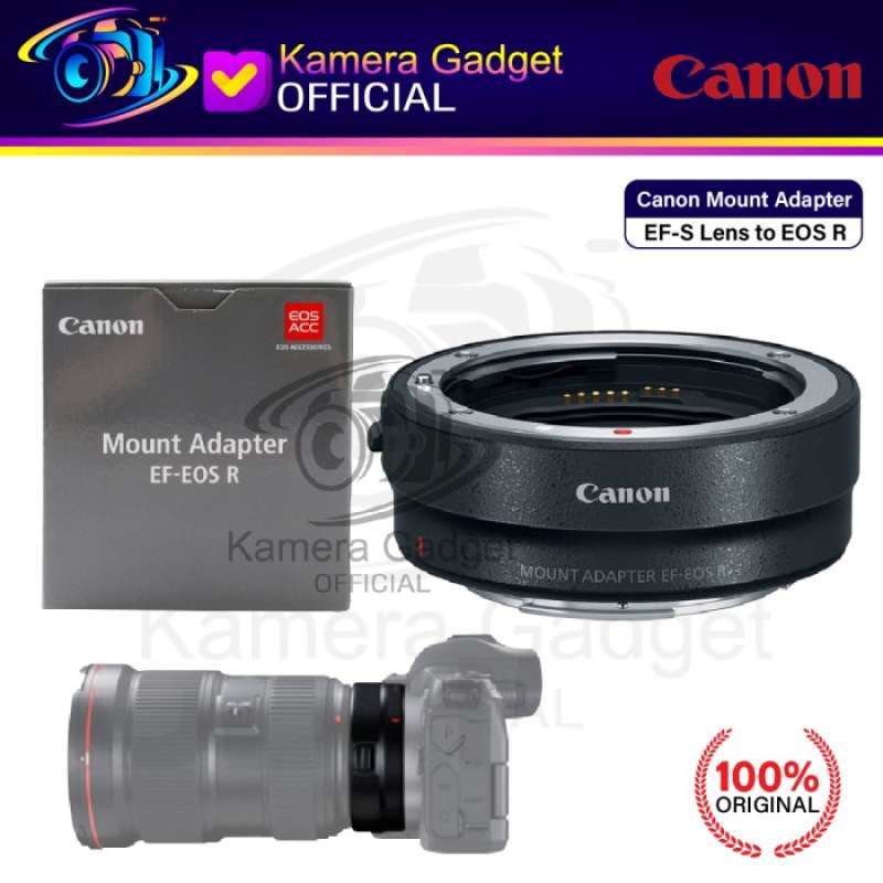Promo Canon Mount Adapter Ef Eos R / Ef Eos Rp Adaptor Canon Adapter Lens Diskon 23% Di Seller ...