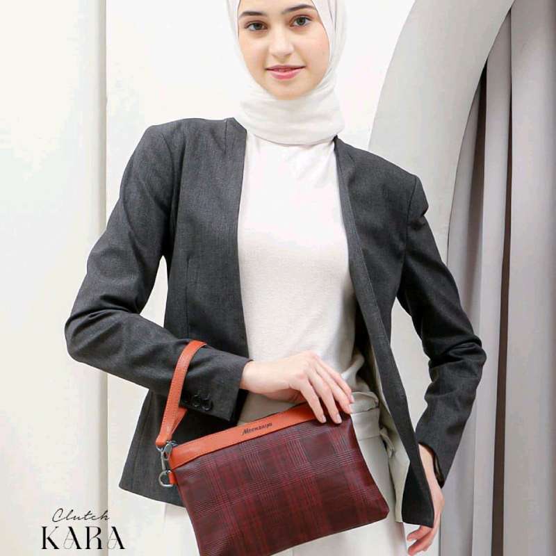 Jual New Tas Clutch Tas Wanita Tas Wanita Simple Muat Banyak Tas Kara ...